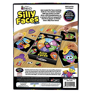 Colorforms — Silly Faces Game — Family Fun with Classic Activity — Ages 3+