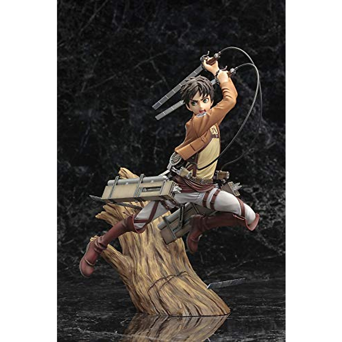 Kotobukiya Attack On Titan: Eren Yeager (Renewal Package Variant) ArtFX J Statue, Multicolor