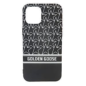Golden Goose Iphone 12 Pro Case Monogram Black