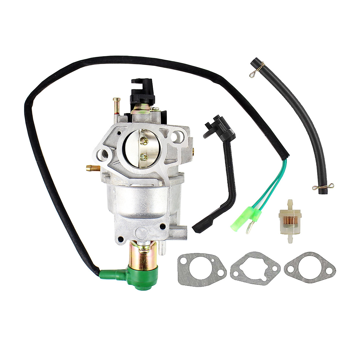 Carburetor for Northern Tool Powerhorse 750142 9000ES MULTIQUIP GA6HB GA6HR Mi-T-M GEN-8000-0DME GEN-8000-0MME Elite 30470 030470 030470-1 Milbank MPG75002E 6000 7250 7500 9000 Watt 389cc Generator