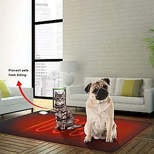 Warm Desk Pad, Office Desk Mat,Olidik 3 Speeds Touch Control Warm Big Mouse Pad, 31" x 13" Extended Edition Gaming Mouse Pad, Foot Warmer Pad (Black)