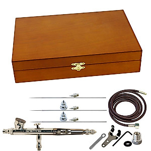 Paasche Airbrush Raptor Gravity Feed Airbrush in Deluxe Wood Box