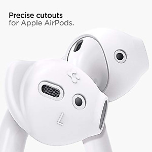 Spigen RA201 Designed for Airpods Earhooks, Compatible with Airpods 1 & 2 - White