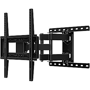 HOMEVISION TV Wall Mount, Full Motion Swivel Tilt TV Mount for Most 26-65inch, Some up to 70inch LED LCD OLED TV with Dual Articulating Arms Wall Mount Bracket Max VESA 400x400mm 132lbs Fits 16" Stud