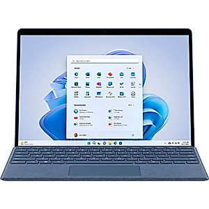 Microsoft Surface Pro 9, 13.3" Touchscreen 2-in-1 Tablet, 12th Gen Intel Core i7-1255U, Intel Iris Xe Graphics, 16GB DDR5 RAM, 512GB SSD, Windows 11h, Sapphire, Device Only, with MTC Stylus Pen