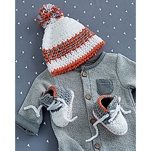 Infant Boots & Hats: 6 Charming Baby Sets-12 Stylish Baby Crochet Designs for Boys & Girls