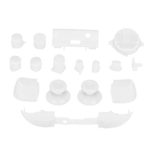 CUEA Game Handle Repalcement Button, Game Controller Button Set Comfortable Feel for Series X(White)
