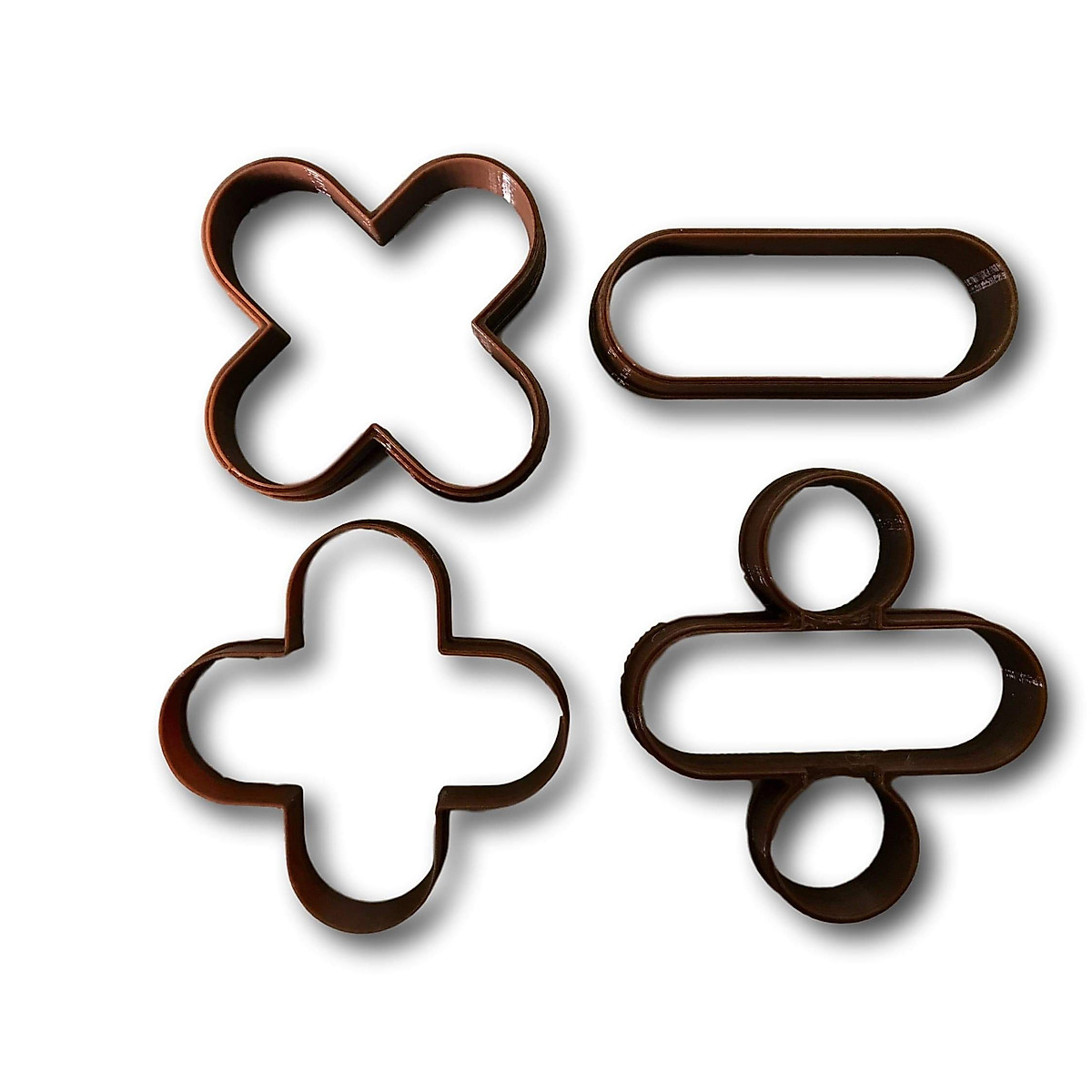 Math Symbols Cookie Cutters (set of 4)