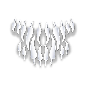 Pumpkin Masters Premium Jack-O-Lantern Teeth – Easy-to-Insert Teeth for Creating Unique and Spooky Pumpkin Designs