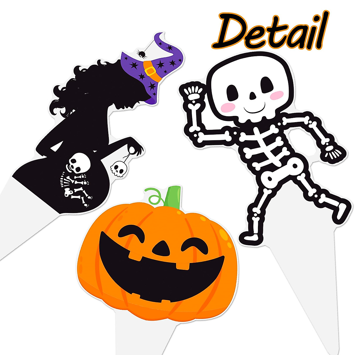 48Pcs Hallooween Cupcake Toppers A Baby is Brewing Cupcake Toppers Halloween Baby Shower Cake Decorations Ghost Pumpkin Cupcake Picks for Happy Hallowwen Boo Baby Shower Birthday Party Supplies