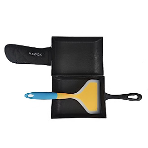 HAWOK Japanese Omelette Pan Cast Iron Rectangle Egg Pan tomagoyaki pan rolled eggs pre-seasoned