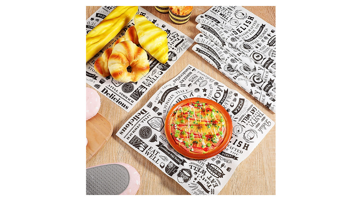 Deli Wax Paper Sheets - 200 Grease Resistant Liners