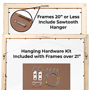 15x40 Frame Black Picture Frame - Complete Modern Photo Frame Includes UV Acrylic Shatter Guard Front, Acid Free Foam Backing Board, Hanging Hardware Wood Wall Frames for Family Photos - no Mat