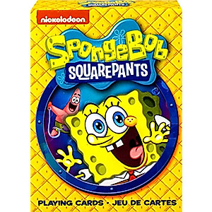 AQUARIUS SpongeBob Playing Cards - SpongeBob SquarePants Themed Deck of Cards for Your Favorite Card Games - Officially Licensed SpongeBob Merchandise & Collectibles