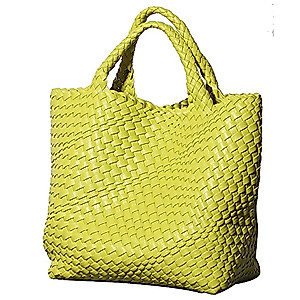 Women's Tote Bag Large Capacity Handbags And Purse For Ladies (Fruit-green)