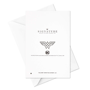 Hallmark Signature Birthday Card for Women (Wonder Woman)