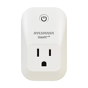 SYLVANIA Smart ZigBee Smart Plug, Works with SmartThings, Wink, and Amazon Echo Plus, Hub Needed for Amazon Alexa / Google Assistant - 1 Pack