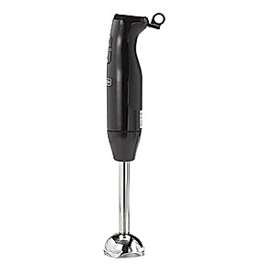 Dominion Electric Multi Purpose Immersion Stick Hand Blender Stick Includes Stainless Steel Shaft & Blades, Powerful 180 Watt Ice Crushing 2-Speed Control One Hand Mixer, Removable Blending Stick for Easy Cleaning, Black