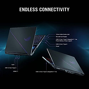 ASUS ROG Zephyrus Duo 16 (2022) Gaming Laptop, 16” 165Hz IPS Type WUXGA 16:10 Display, NVIDIA GeForce RTX 3060, AMD Ryzen 7 6800H, 16GB DDR5, 1TB SSD, Windows 11, GX650RM-ES74