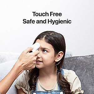 Thermometer for Adults by iHealth, Infrared Forehead Thermometer for Adults and Kids, Touchless Digital Baby Thermometer with Fever Indicator, Non Contact Thermometer (PT2L)