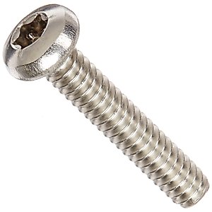 Small Parts 0612MTP188 18-8 Stainless Steel Pan Head Machine Screw, Meets ASME B18.6.3, T15 Star Drive, #6-32 Thread Size, 3/4" Length, Fully Threaded, Imported (Pack of 50)