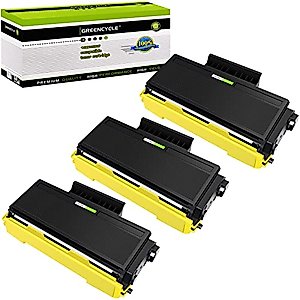 greencycle 3 PK Compatible TN580 TN620 TN650 Black Toner Cartridge for Brother HL-5280DW HL-5250 Printer