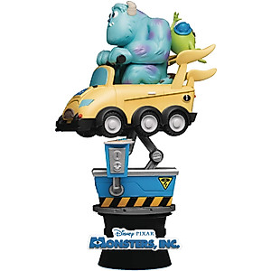 Beast Kingdom Coin Ride: Monsters Inc. DS-037 D-Stage Statue, Multicolor, 6 inches