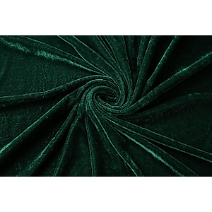 BIGXIAN Long Hooded Cloak Velvet Cape Witch Costume Halloween Costumes for Women Men (Dark Green, Large)