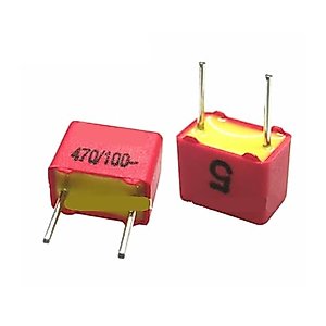 5-Pack FKP2 5MM Film Capacitor Hi-Fi Audio P5 63V 100V 250V 630V 1000V 33PF 68PF 100PF 150PF 220PF 330PF 470PF 680PF (Size : 630V 100PF P5)
