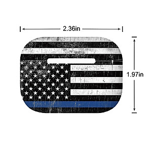 GIUMOWL American Flag Airpods Pro Case Compatiable with Airpods pro-Airpods Cover with Key Chain,Full Protective Durable Shockproof Personalize Wireless Headphone Case
