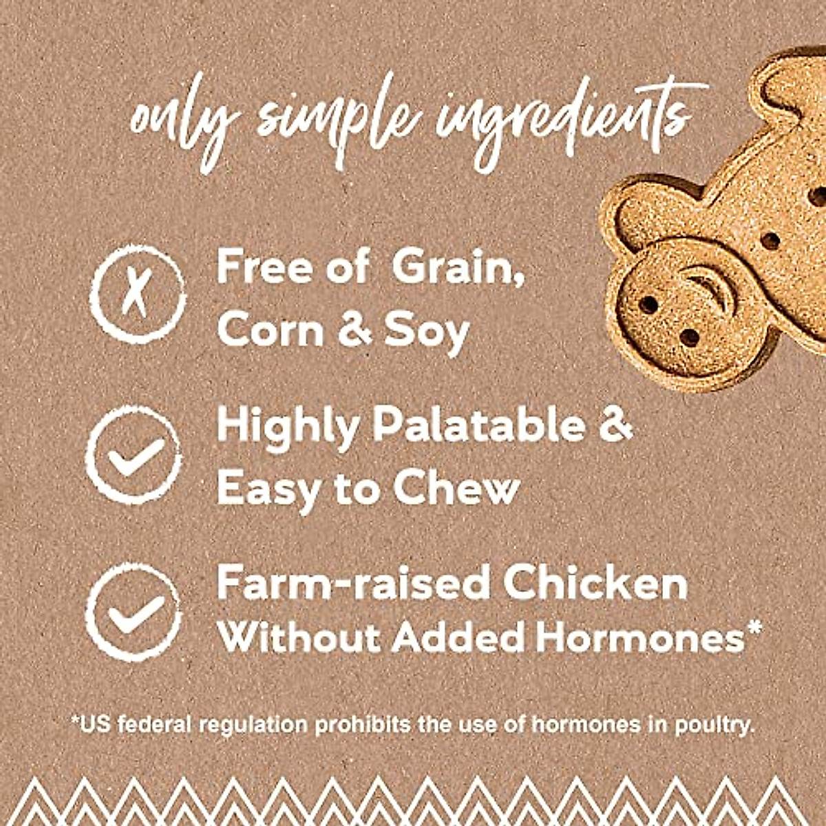 Buddy Trainers Dog & Puppy Training Treats for Small or Large Dogs, Baked in USA, Natural Chicken Liver 7 oz.