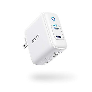 USB C Charger, Anker 40W 2-Port PIQ 3.0, PowerPort III Duo Type C Foldable Fast Charger, Power Delivery for iPhone 14/14 Plus/14 Pro/14 Pro Max/13, Galaxy, Pixel, iPad/iPad Mini, and More
