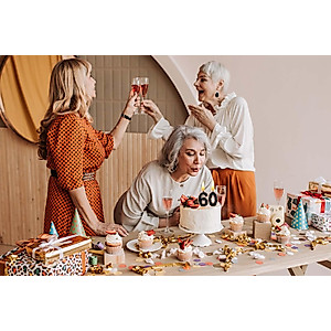 2.8" Blue Black Glitter Number Candles-Many Colors 37th 73rd Birthday Gifts Birthday Decorations Birthday Candles Numbers Happy Birthday Candles for Cake 2 Candle for Women for Men (Blue Black)