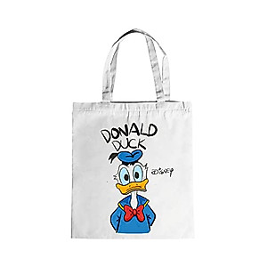 UOhost 8 PCS 100% Polyester Sublimation Blank Canvas Tote Bags with Zipper for Women Kids Gift，Resuable Washable