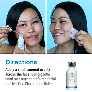 Facial Lymphatic Drainage Oil for Gua Sha Facial Tools, Lymphatic Drainage Massager Face with Jojoba & Coconut Oil, Use with Face Roller, Jade Roller, Guasha Tool for Face & Neck, 1 Fl Oz