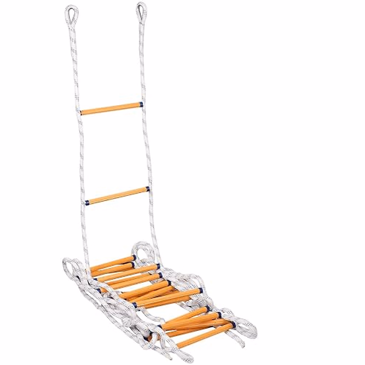 Rescue Ladder - Reusable Emergency Ladders, Safety Escape Rope Ladder, for 2-3 Story Home Window Balcony Railing Treehouse (Size : 8M)