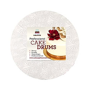 Enjay 14" White Round Drum 1/2"