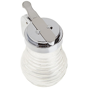 American Metalcraft 6 oz Beehive Syrup Dispenser Black