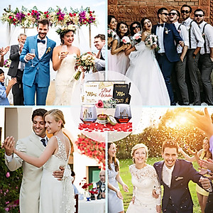 KOILLUXU Wine Glasses Gifts for Mr and Mrs, Wedding Gifts Bridal Shower Gifts, Engagement Gifts Box Basket for Couples-Wedding, Honeymoon Essentials Present for Husband and Wife Newlywed Marriage