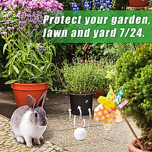 24 Pack Deer Repellent, Rabbit Repellent, Deer Deterrent, Powerful Deer Repellent for Yard, Keep Deer Out from Fence Plant Trees Garden Home