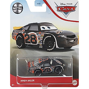 Disney Car Toys Aiken Axler (Black) Disney Car Toys Die-Cast Alan Aiken Axler Multi