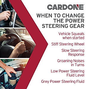 A1 Cardone 27-6537 Remanufactured Power Steering Gear, Black, Size:- Input Shaft Diameter (in): 0.80; Output Shaft Diameter (in): 1.25 (Renewed)