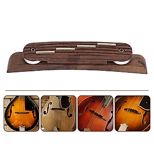Milisten Acoustic Guitar Bridge Rosewood Jazz Guitar Bridge Bass Guitar Mandolin Replacement Part