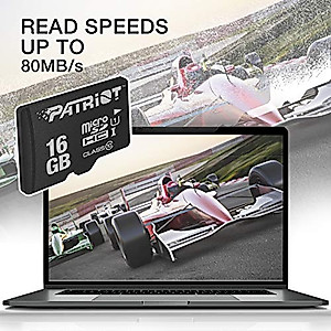 Patriot LX Series Micro SD Flash Memory Card 16GB - 5 Pack