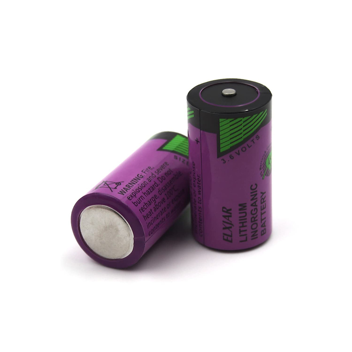 elxjar (2-Pack) 3.6V TL-5920 Replacement Lithium Battery for Tadiran iXtra Series C (TL-2200) - Class 9 Hazmat, TL-5920/S Non-Rechargeable Battery, (ER26500 / LS26500)