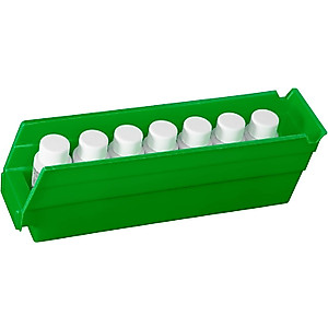 Akro-Mils 30110 Plastic Nesting Shelf Bin Box, (12-Inch x 3-Inch x 4-Inch), Green, (24-Pack)