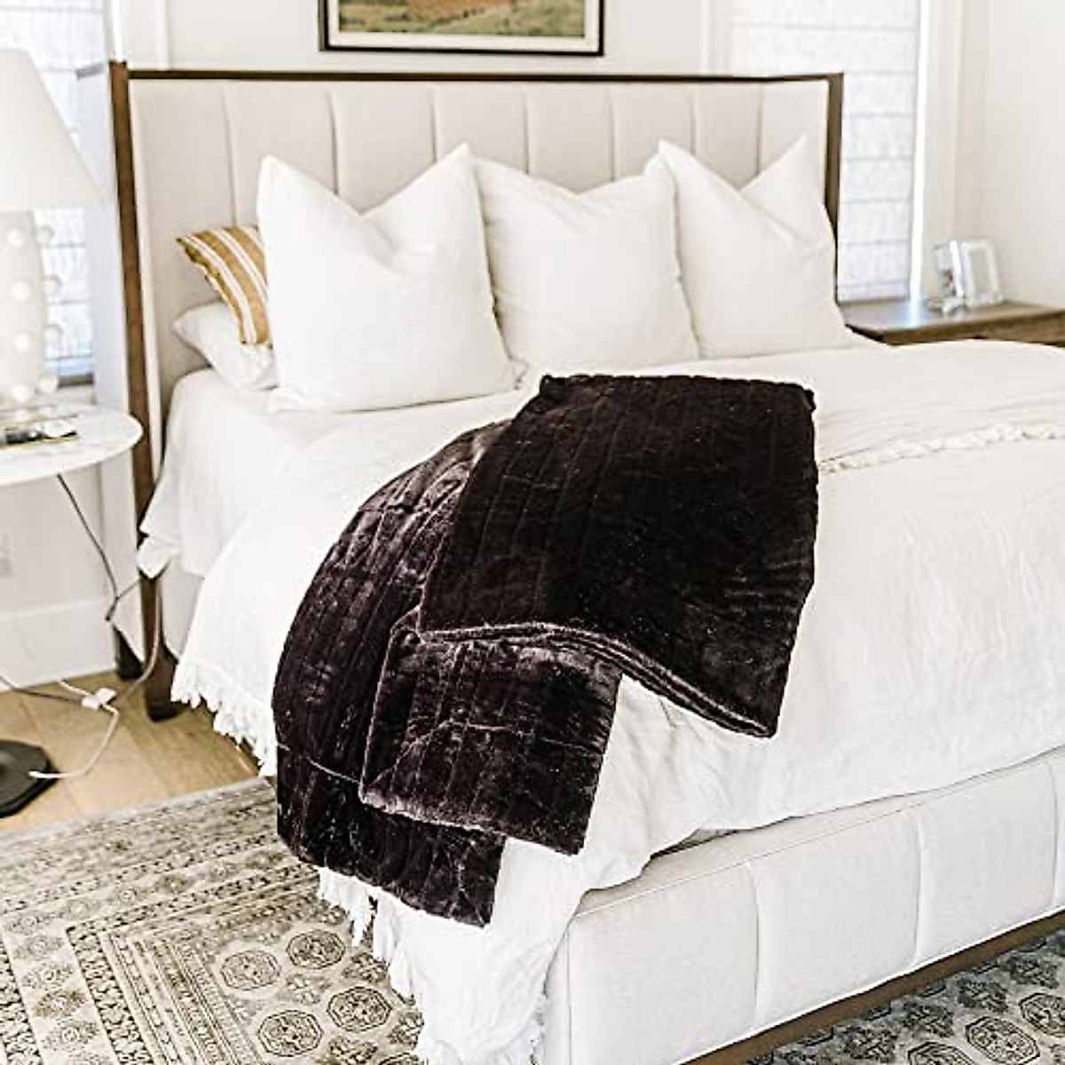 Minky Designs Minky Blankets | Posh Level Comfort | Ideal for Adults, Kids, Teens | Super Soft, Warm & Cozy…