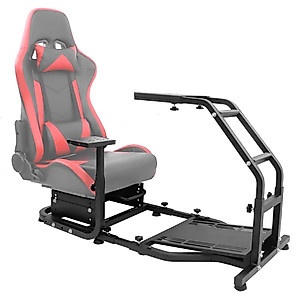 Anman Racing Simulator Mount fit for PC PS4 XBOX ONE Racing Wheel Stand Video Game for Logitech G25/27 G29 G920/923 Fanatec Thrustmaster T500RS T300RS, NOT Include Wheel Shifter Pedals