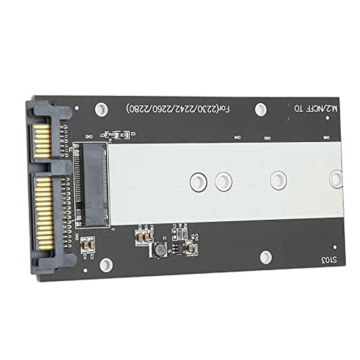 Gaeirt SSD Converter Adapter, Mass Storage Interface SSD Converter Card Easy to Use PCB Material for B Key M.2 NGFF SSD