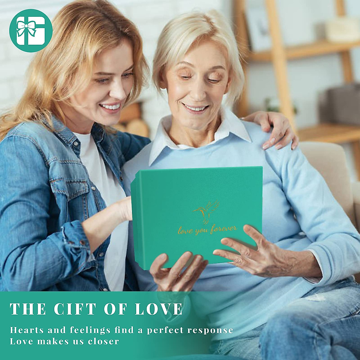 Hummingbird Feeder,Hand-Blown Glass Hummingbird Feeders for Outdoors Hanging with Hanging Ornament Hummingbird (Green)